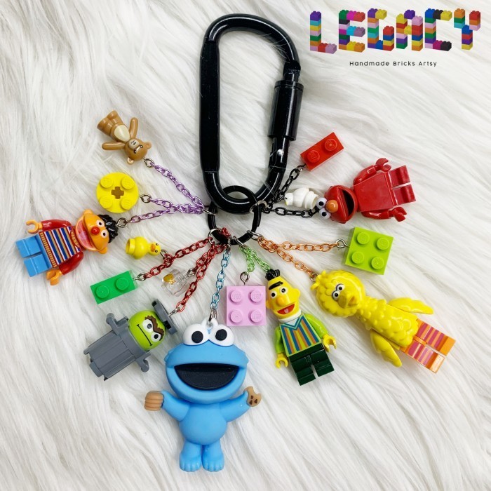 LEGO SESAME STREET CHARM BAG complete | Shopee Malaysia
