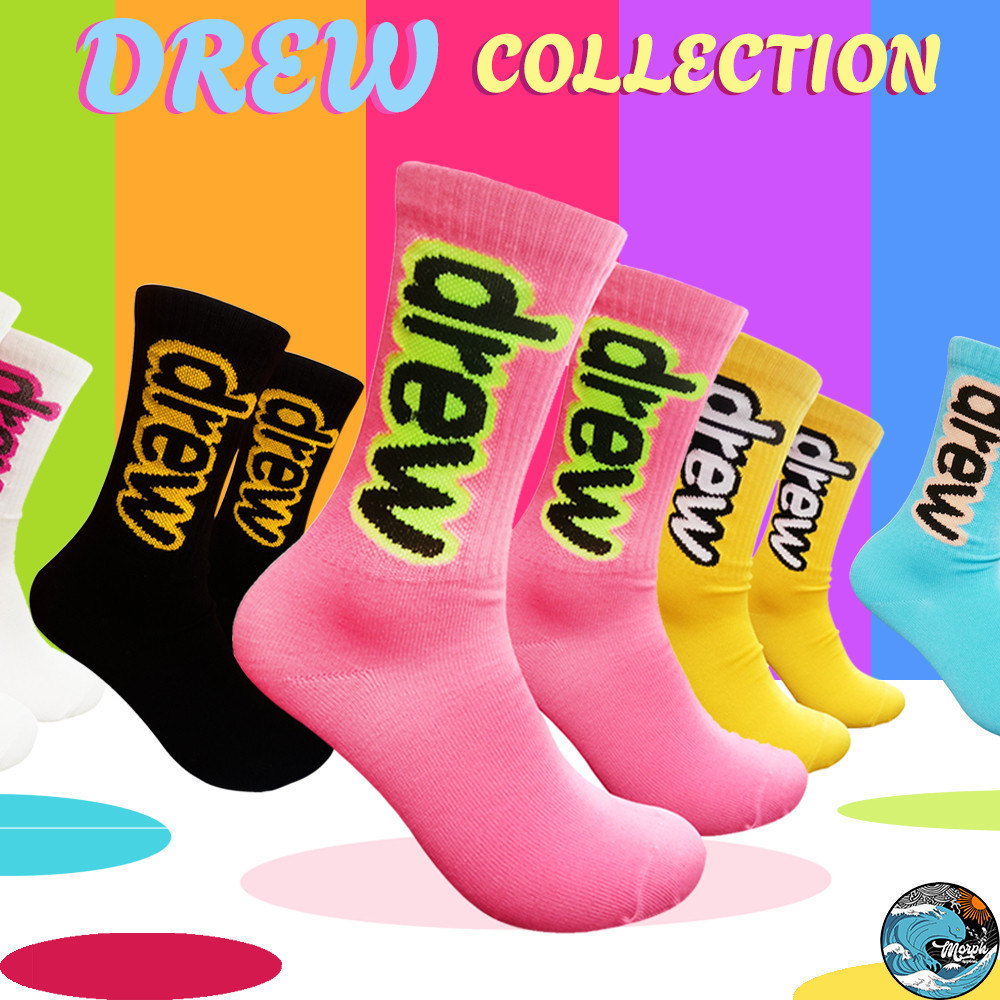 Drew Collection 4 LAYER Yarn Oldschool Socks - Morph. Overknee | Shopee ...