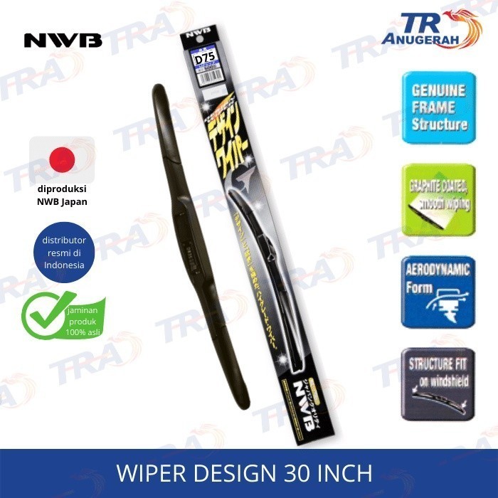 Front Wiper Hybrid DESIGN NWB JAPAN Alphard, Vellfire 30 inch | Shopee Malaysia