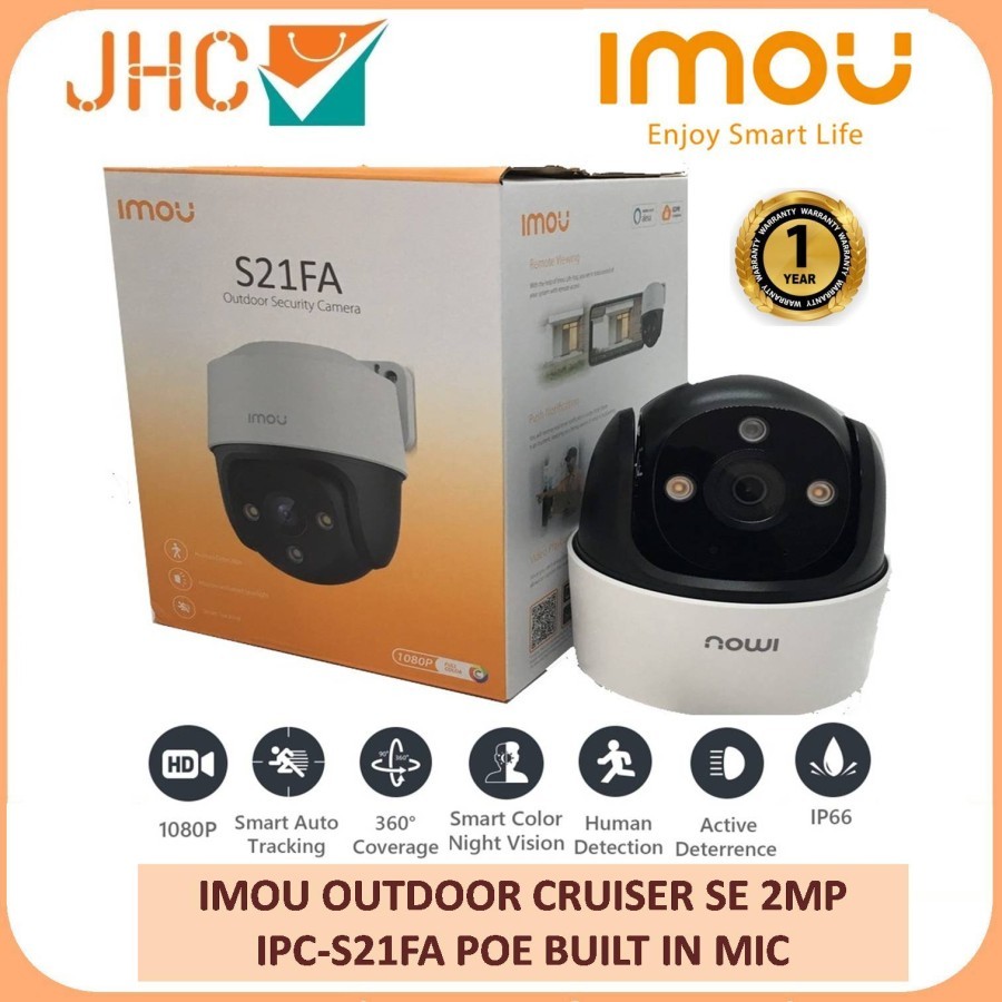 Imou CRUISER SE 2MP IPC-S21FA ONVIF&POE SMART COLOR NIGHT BUILT IN MIC | Shopee Malaysia