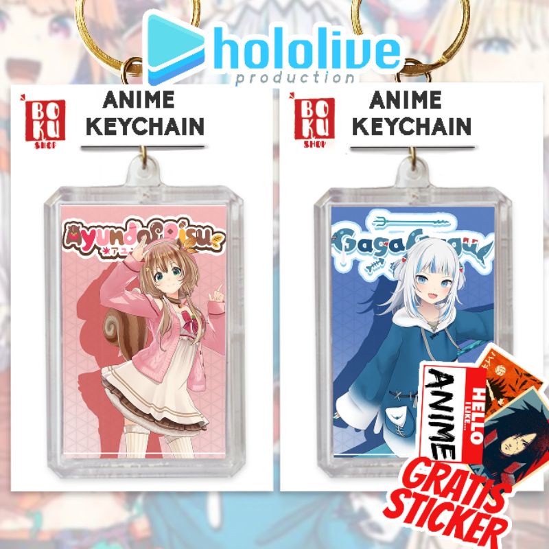 GANTUNGAN (NEWEST)Hololive Vtuber keychain/Anime keychain/Anime ...