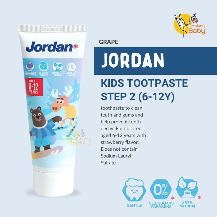 Jordan Toothpaste Step 2 75Gr (Grape) | Shopee Malaysia