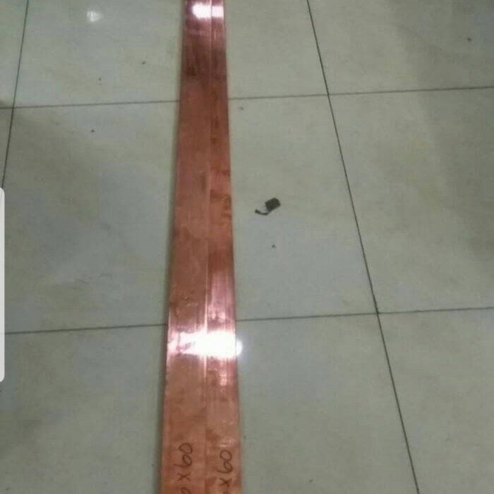 Bus BAR COPPER PLATE 4 x 25 mm pjg 4 meters Full copper busbar 4x25mm ...