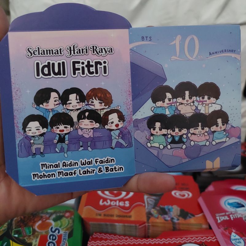 2kg/1500 Eid envelopes/bts envelopes/snack envelopes/cartoon envelopes ...