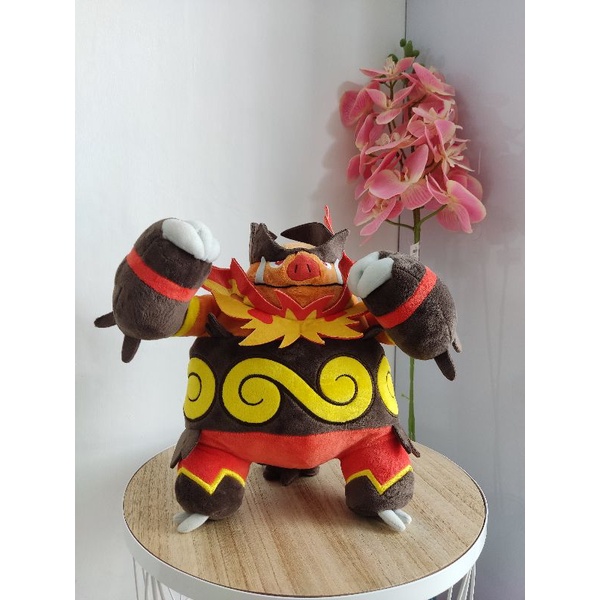 Pokemon Plush Pokemon Center Emboar Doll (articulated) | Shopee Malaysia