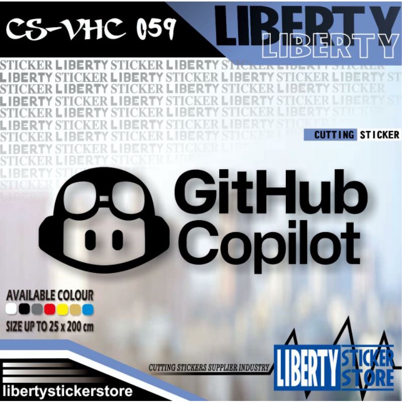 Github Copilot Cutting Sticker | Github Copilot Sticker Cutting ...