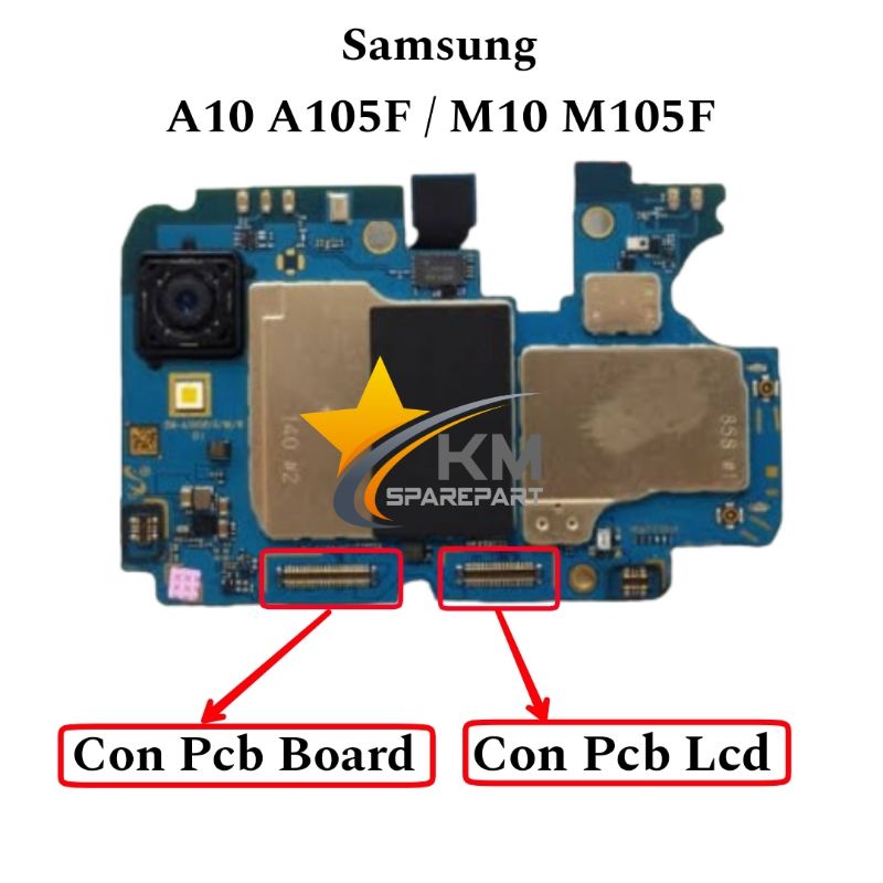 MESIN Samsung A10 A10 A105 M10 M105 Lcd Connector In The Engine Socket ...