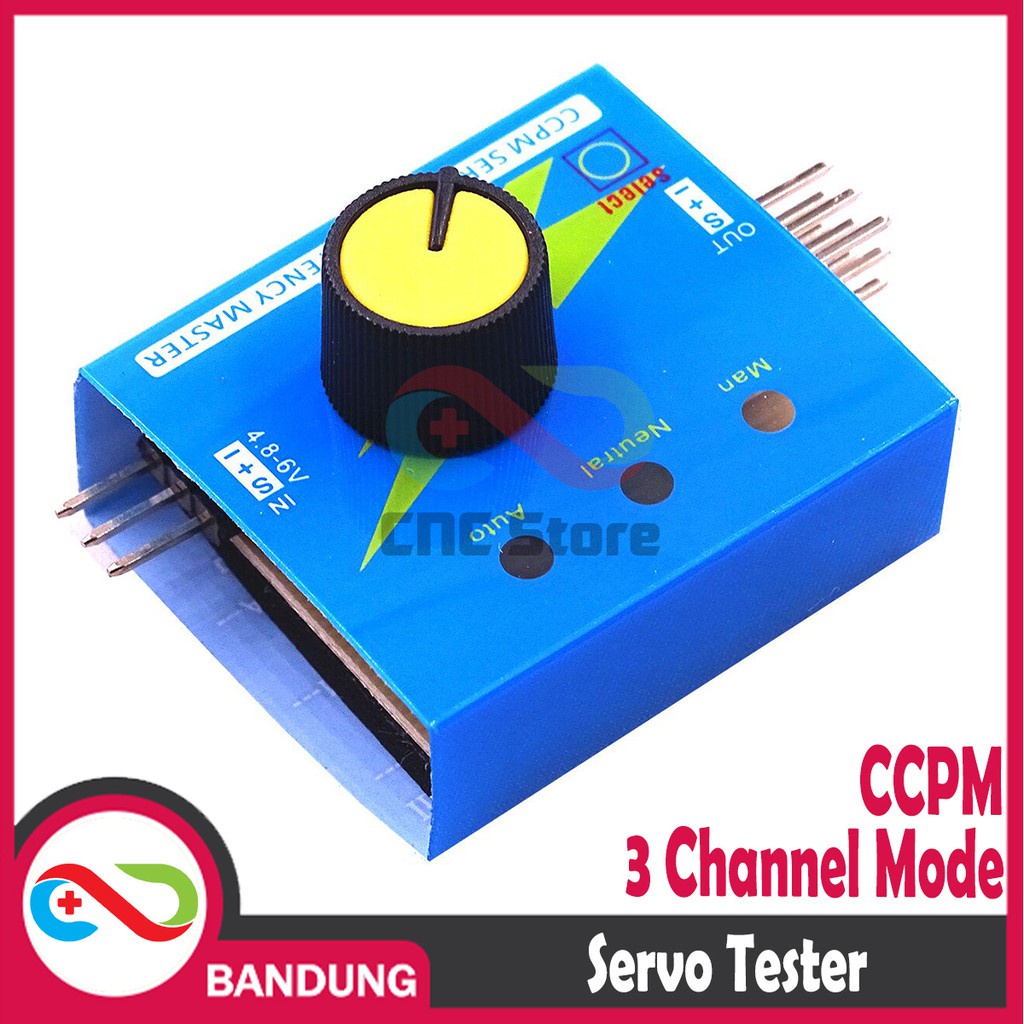 Servo CHECKER TESTER 3 CHANNEL SPEED Controller CCPM ESC CONSISTENCY ...
