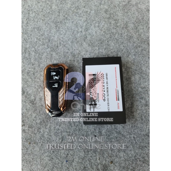 Smart Key Remote Cover Pcx 160 Gold Accessories Ori Ahm 03512-K1Z-Gcp ...