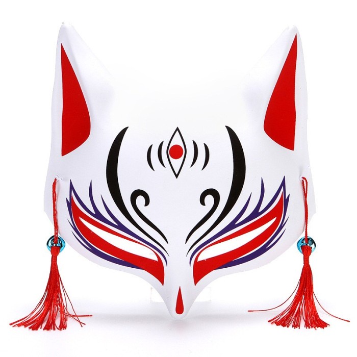 Toff Mask Kitsune Fox Bunkasai Japanese Fox Mask Festival | Shopee Malaysia