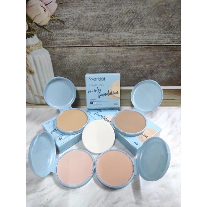 Wardah POWDER REFILL Lightening POWDER FOUNDATION Light Feel Wardah ...