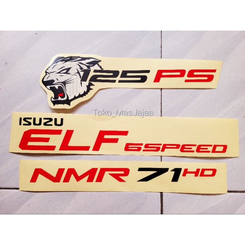 Isuzu elf nmr 71hd Tiger 125ps Sticker/125ps Tiger Sticker/6speed isuzu ...