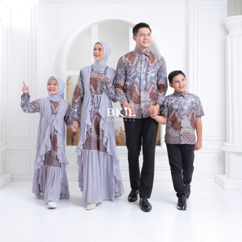 Kanthil Maheswara Abu Eid Uniform Batik Family Couple Batik Shirt ...