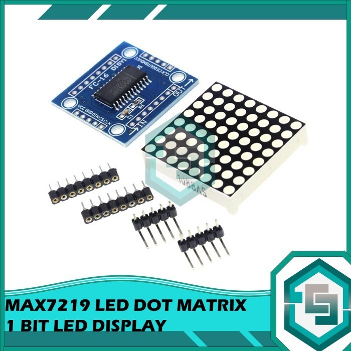 Max7219 MAX LED DOT MATRIX DISPLAY MODULE 7219 8X8 | Shopee Malaysia