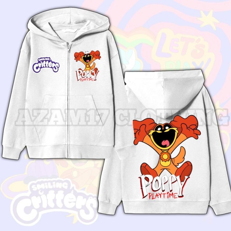 Poppy PLAYTIME DOGDAY Children's ZIPPER HOODIE Jacket FREE Name ZIPPER ...