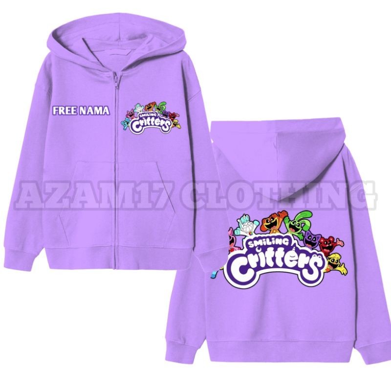 Zipper Hoodie / Children's Zipper Jacket Poppy Playtime Smiling ...