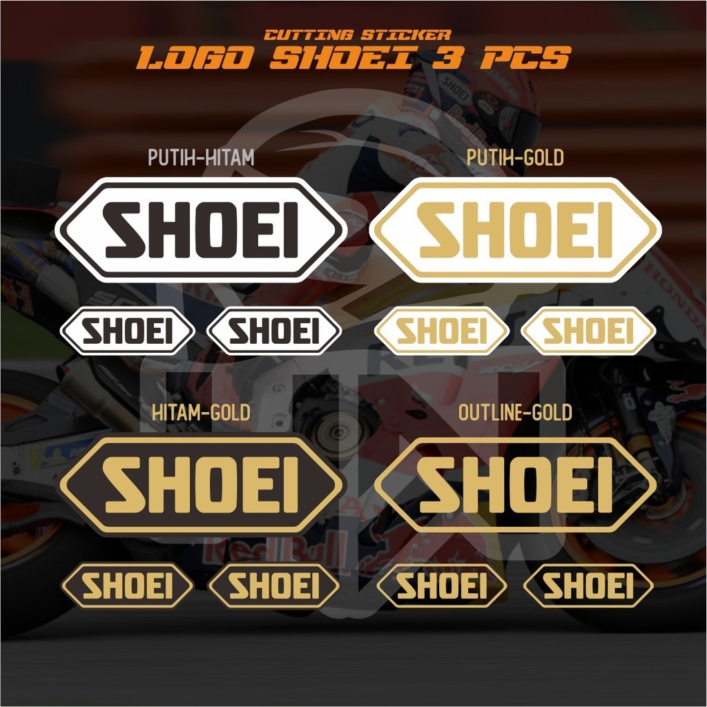 Cutting Sticker Visor Helmet Decal SHOEI | Shopee Malaysia