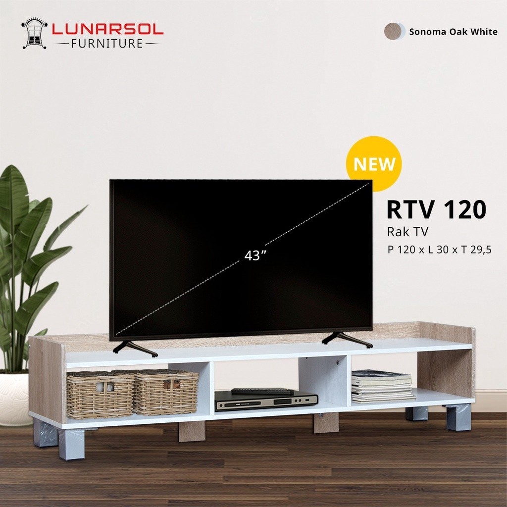 Pr0m0 100% Tv Table Minimalist Tv Rack Lunar Rtv 120 / Multipurpose ...