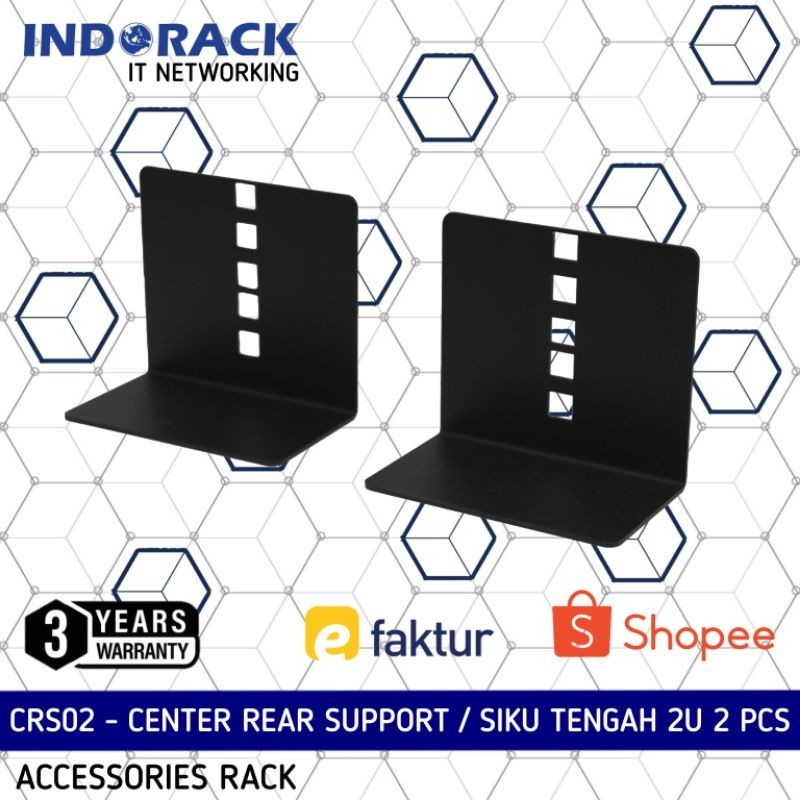 Crs02 Center Rear Support Rack INDORACK 2U Server Rack Device Holder ...