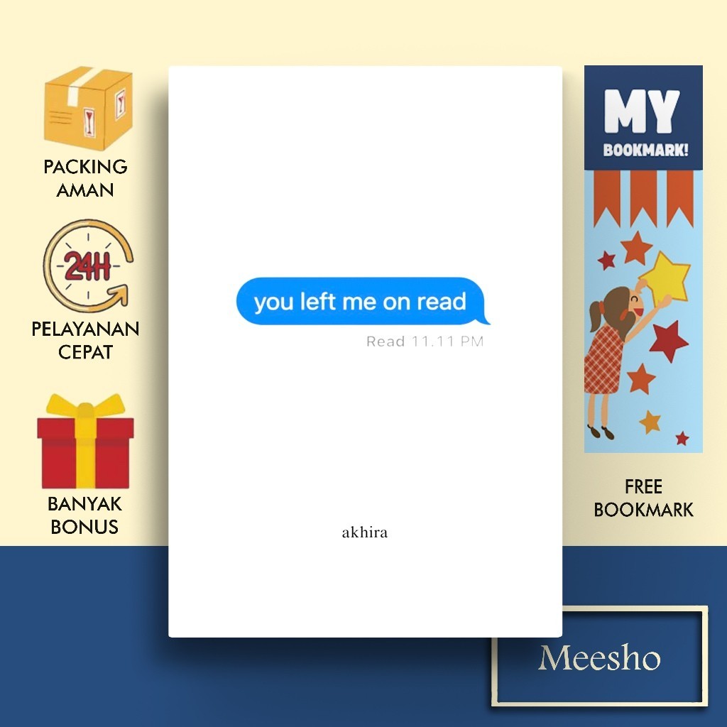 You left me on read by Akhira (English) | Shopee Malaysia