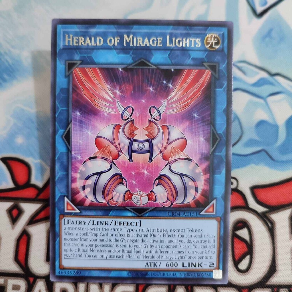 Yugioh AE herald of mirage lights CR04-AE151 R original | Shopee Malaysia