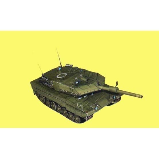 Diy papercraft tank leopard 2a5 main battle tank zenyang22 | Shopee ...