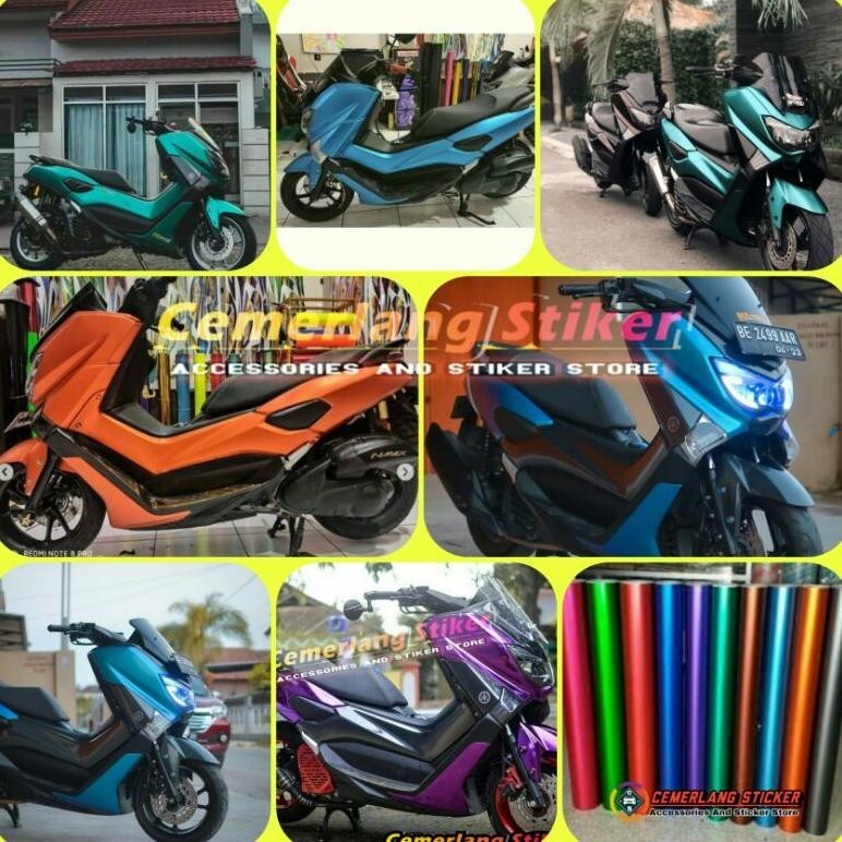 Decal N-MAX FULL BODY Plain Metallic DOFF | Shopee Malaysia