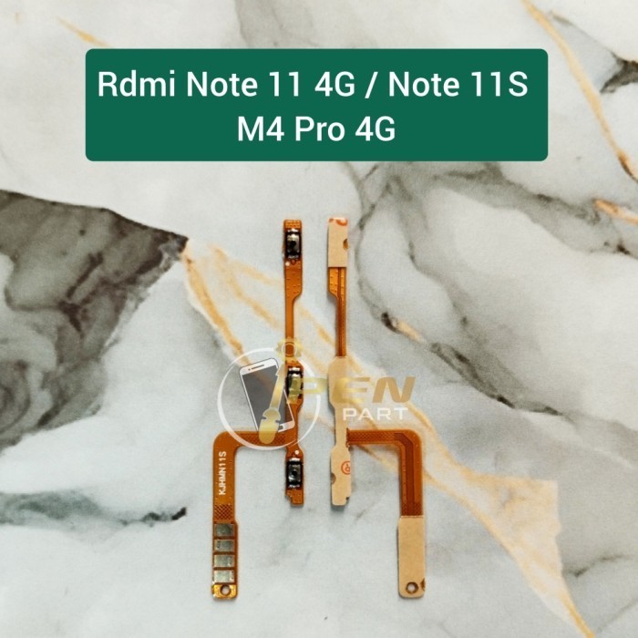 Flex On Off Redmi Note 11 4G M4 Pro 4G Flexible Switch Power Flexible ...