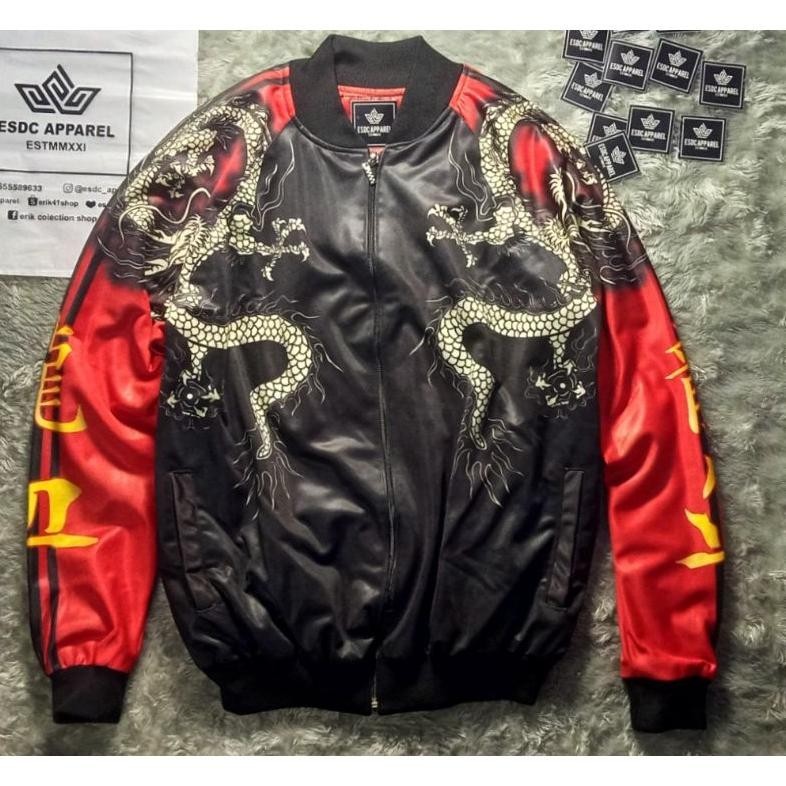 Memphis Origins Japan Sublime Embroidered Varsity Naga Mikaduki Ryujin ...