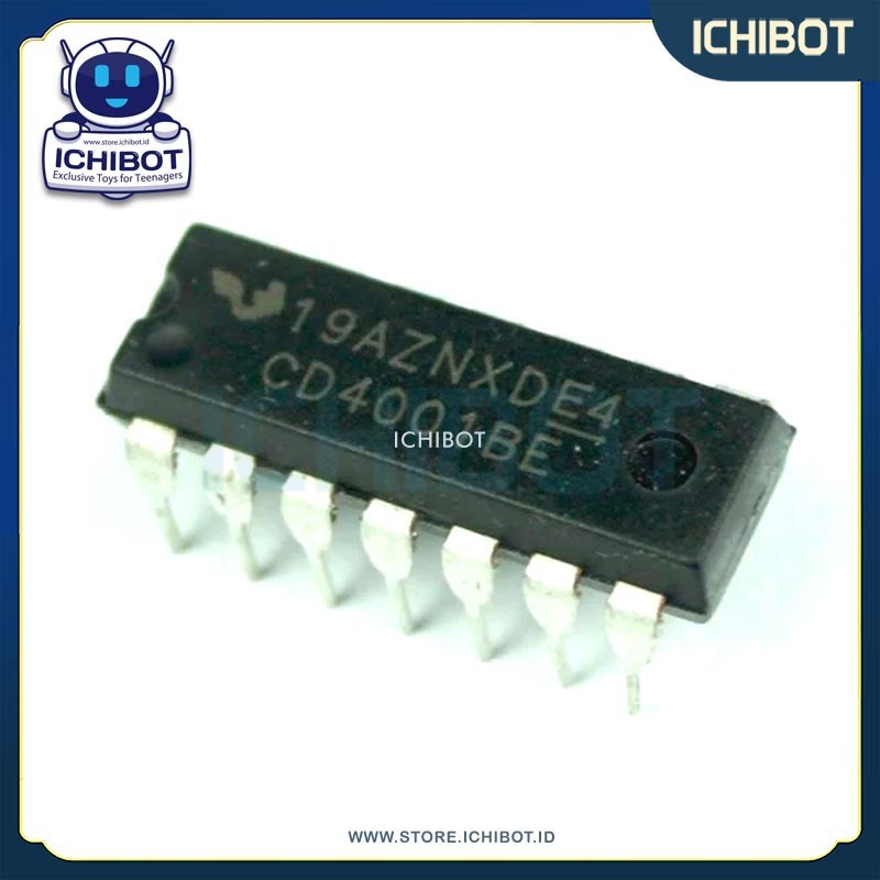 Ic CMOS 4001 CD4001 CD4001BE DIP 14 Four 2 Input NOR gate | Shopee Malaysia