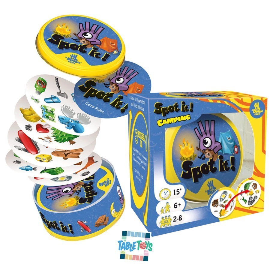 Dobble/spot It Camping Version (Matching Pictures Card Game) Original ...