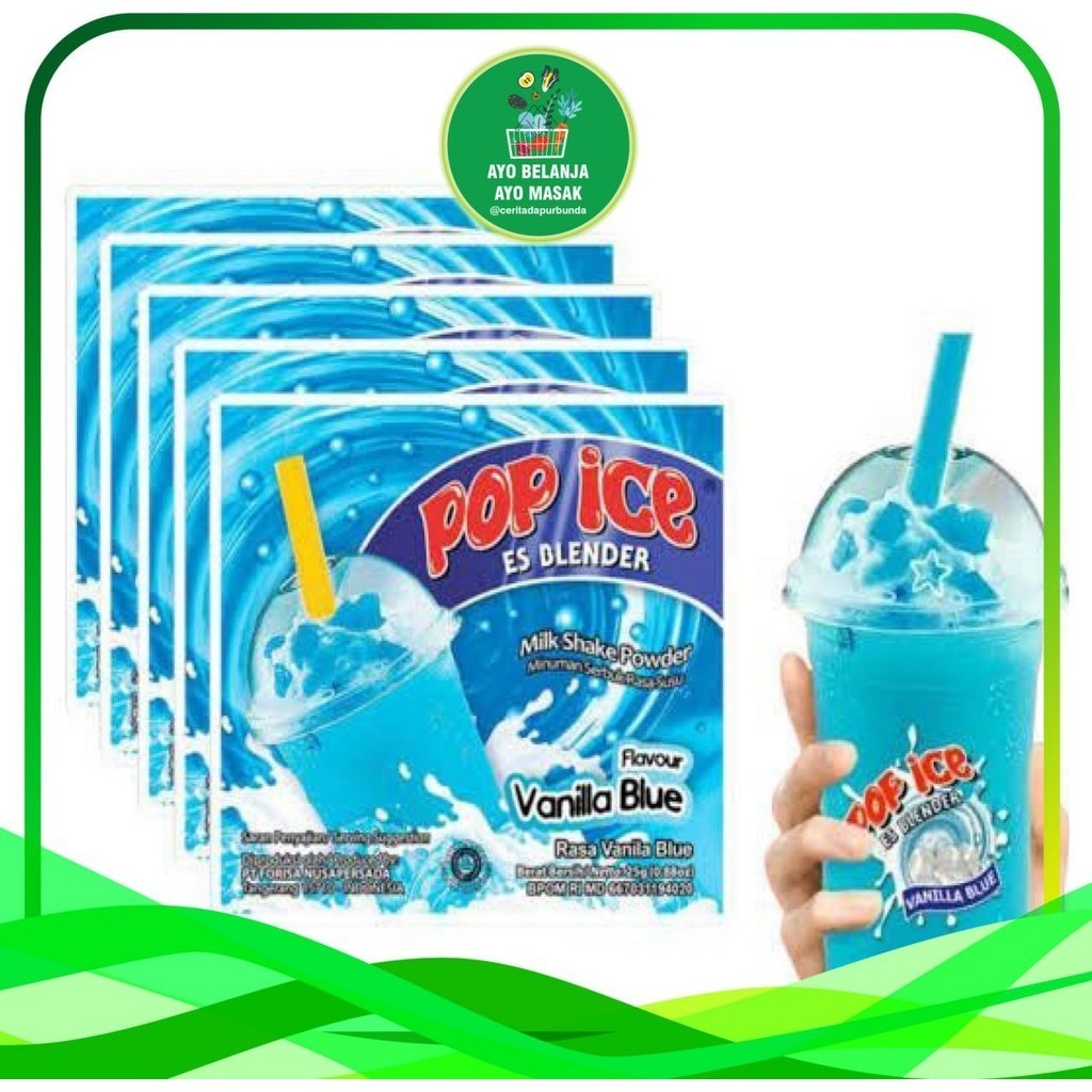 Pop ICE Vanilla Blue 1 pack contains (10 Pcs) | Shopee Malaysia