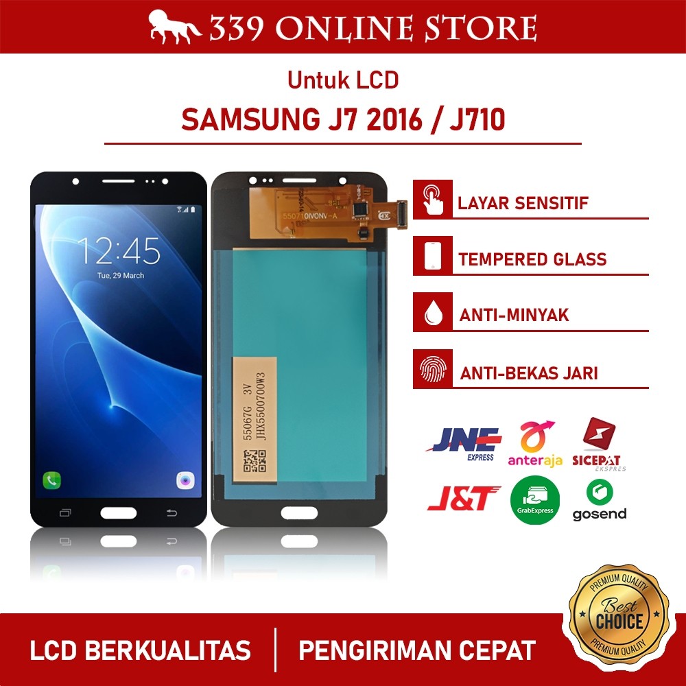 HITAM PUTIH Lcd Samsung J7 2016/ J710 Fullset Oled Black White Gold - Warranty | Shopee Malaysia