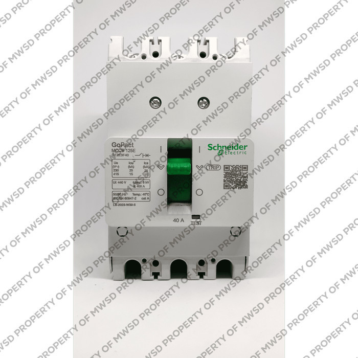 Schneider MCCB GOPACT125E 3P 40A 15KA FIXED G12E3F40 | Shopee Malaysia