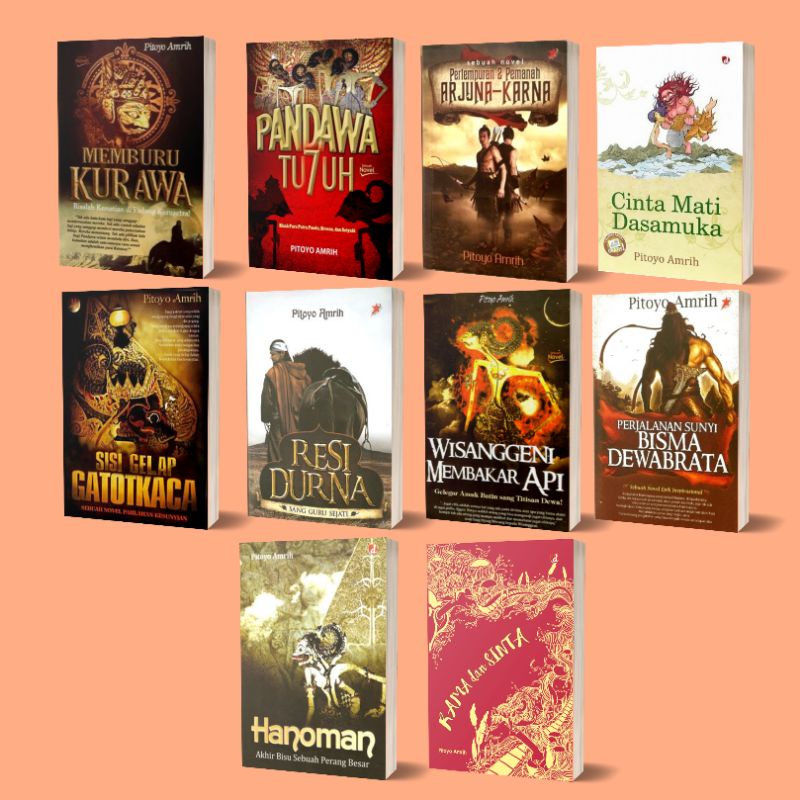 Book Package/novel pitoyo amrih/Hunt kurawa/hanoman/the darkness of ...