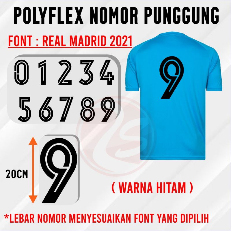 HITAM PUTIH Back Number jersey Ball jersey Screen Printing StickerX ...