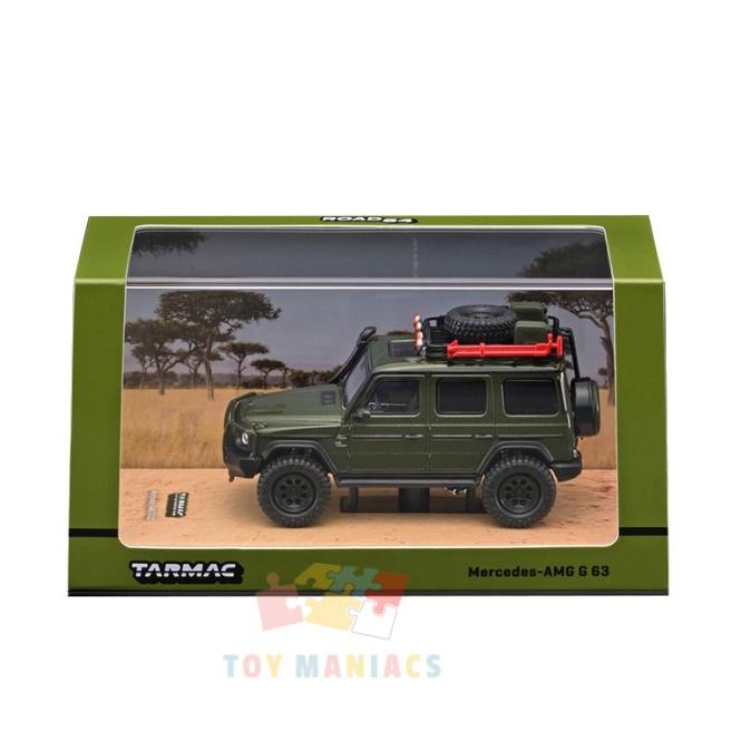 Tarmac T64R-040-GN Mercedes-Amg G63 With off Road Roof Rack Dark Green ...