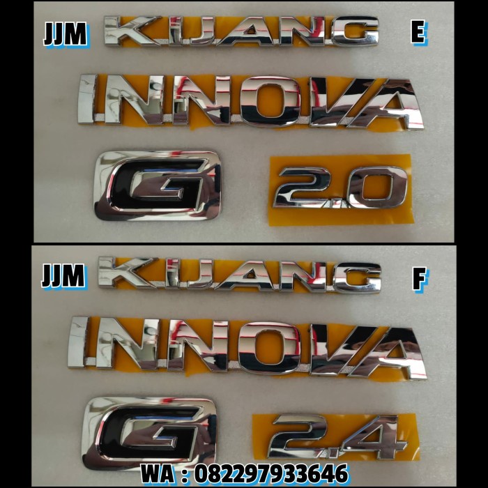Innova Reborn G Emblem Logo Set Original Toyota | Shopee Malaysia