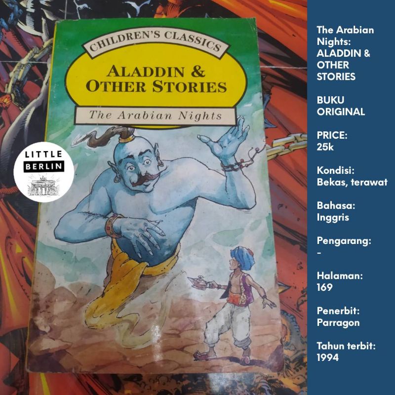 The ARABIAN NIGHTS Aladdin & Other Stories Preloved Ori English Story ...