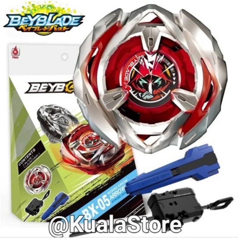 Beyblade X Wizard Arrow BX05 Red Xtreme Burst Ultimate Dynamite Battle ...