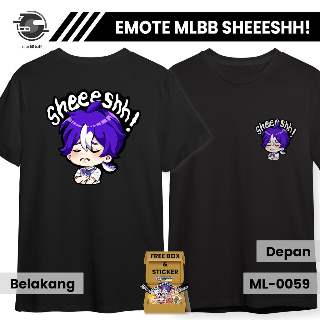 HITAM Emote SHEEESH Echo Mobile Legends Emot Sheesh ML MLBB Legends T ...