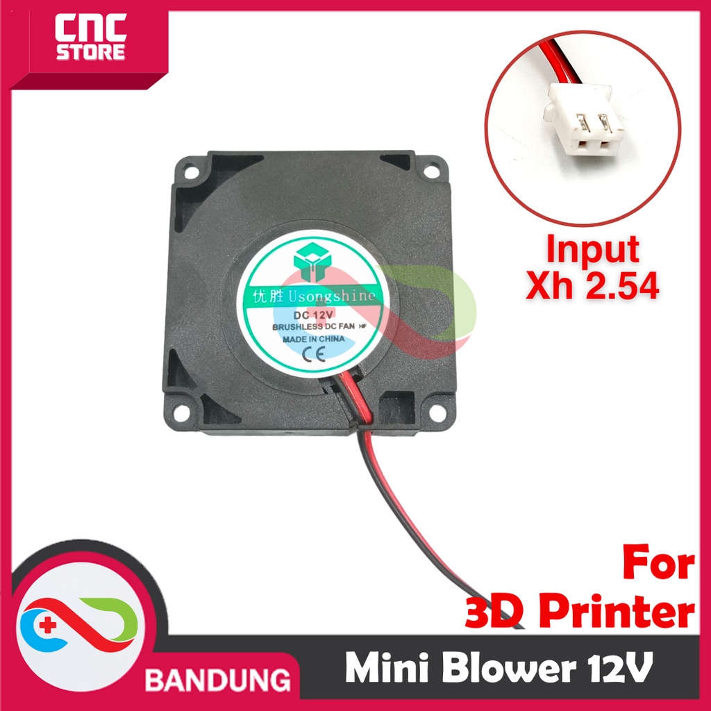 Mini BLOWER FAN 4X4X1CM COOLING TURBO 12V FOR 3D PRINTER | Shopee Malaysia