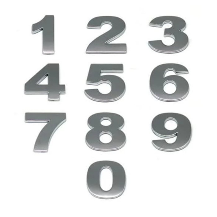 Letter and Number Emblems standard High Quality models (Gallery Core ...