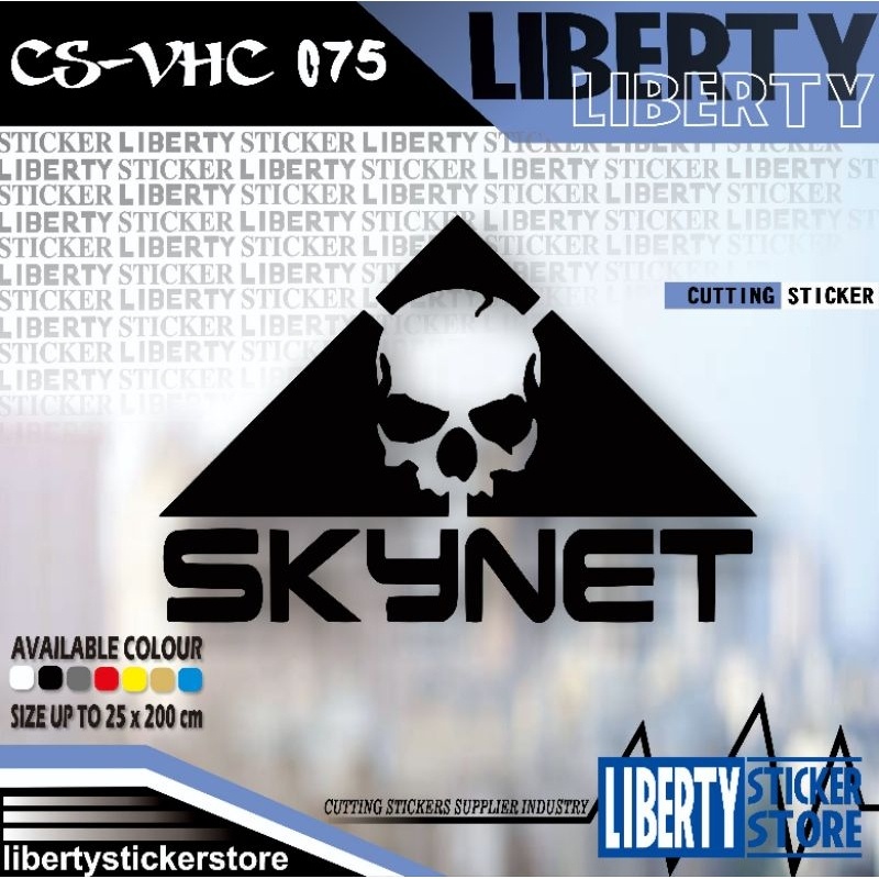 Cutting sticker skynet terminator | Cutting skynet terminator sticker ...