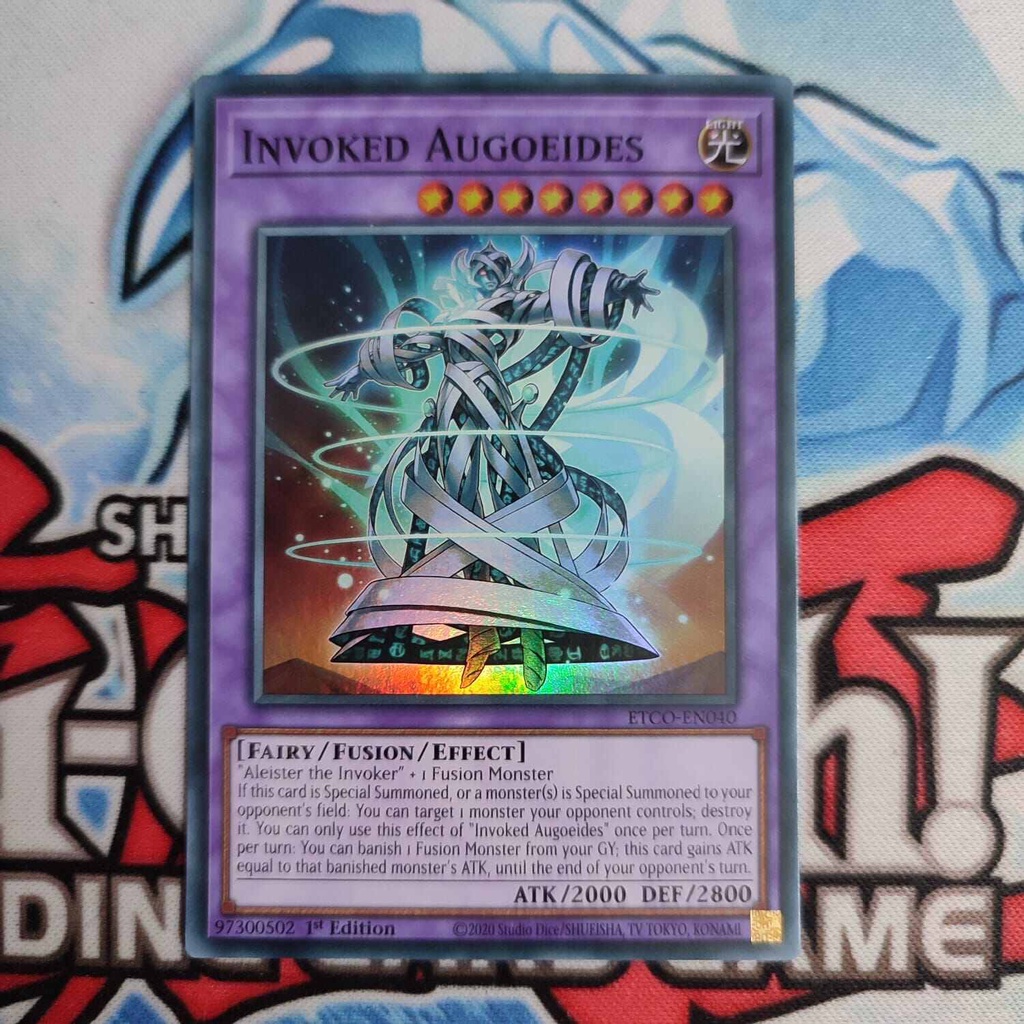 Yugioh invoked augoeides ETCO super rare 1st original | Shopee Malaysia