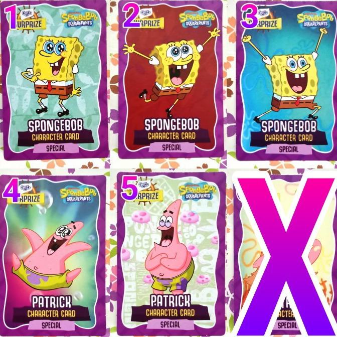 Ar gery pasta spongebob SPECIAL CARD (Unit) | Shopee Malaysia