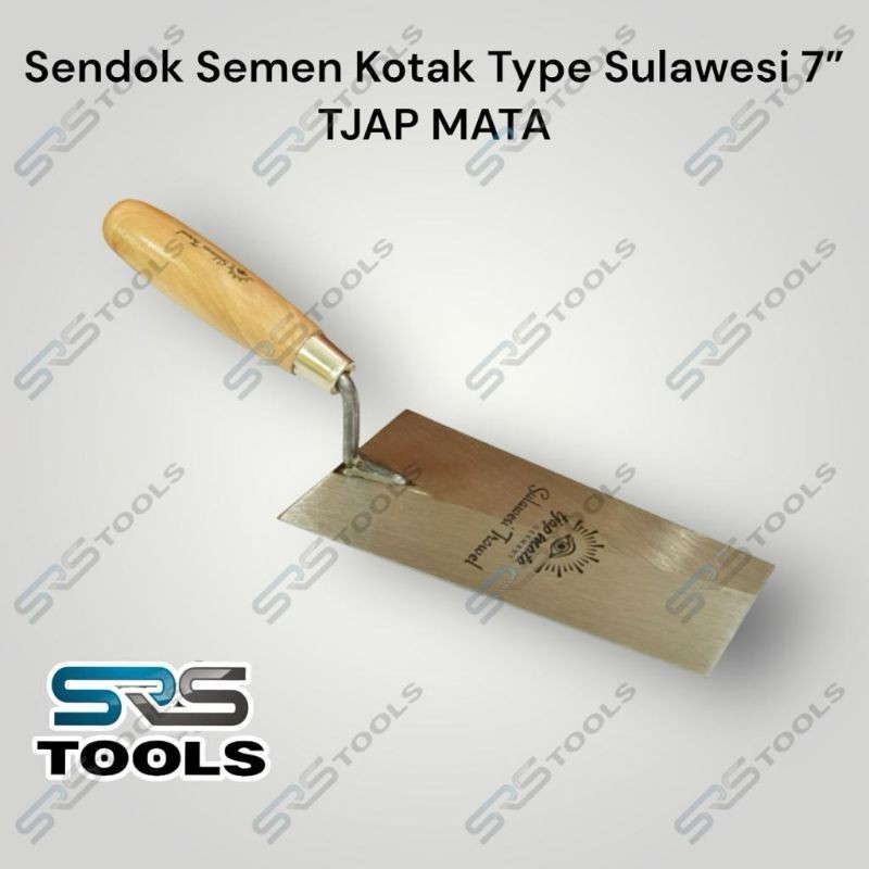 KAYU Mata Cement Spoon 7 Inch Wooden Rectangular Box / Type Sulawesi 7 ...