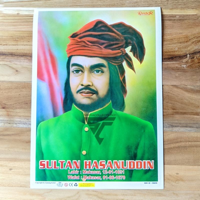 Poster Image of Sultan Hasanudin Heroes / Indonesian National Heroes ...