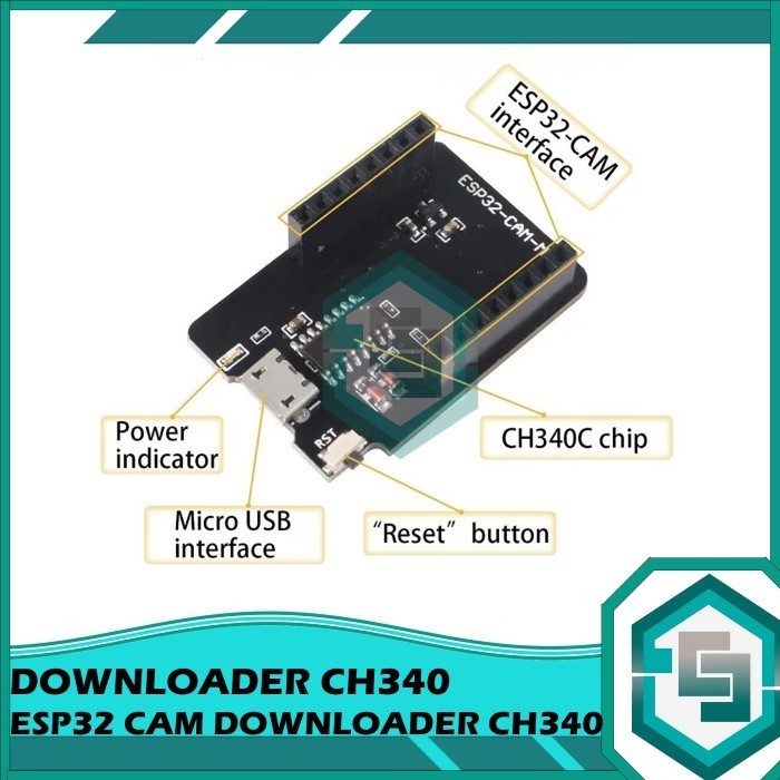 Esp32 Cam Downloader Programmer Ov2640 Ch340 Development Board Shopee