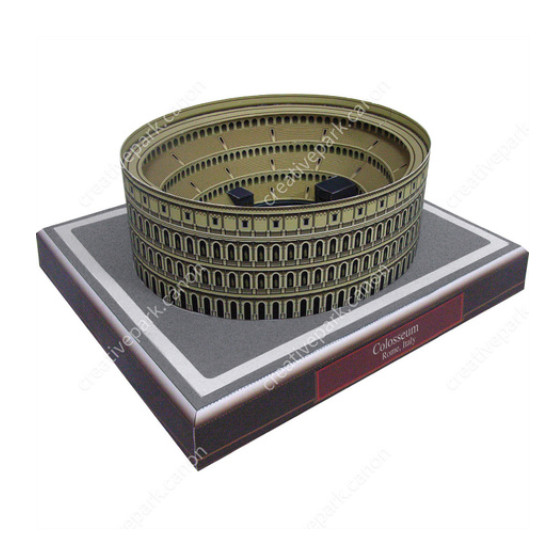 Coloseum Colosseum Italy Italy papercraft Miniature World Heritage ...